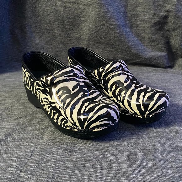 Dansko | Shoes | Dansko Professionallt Pro Clogs Womens In Zebra | Poshmark